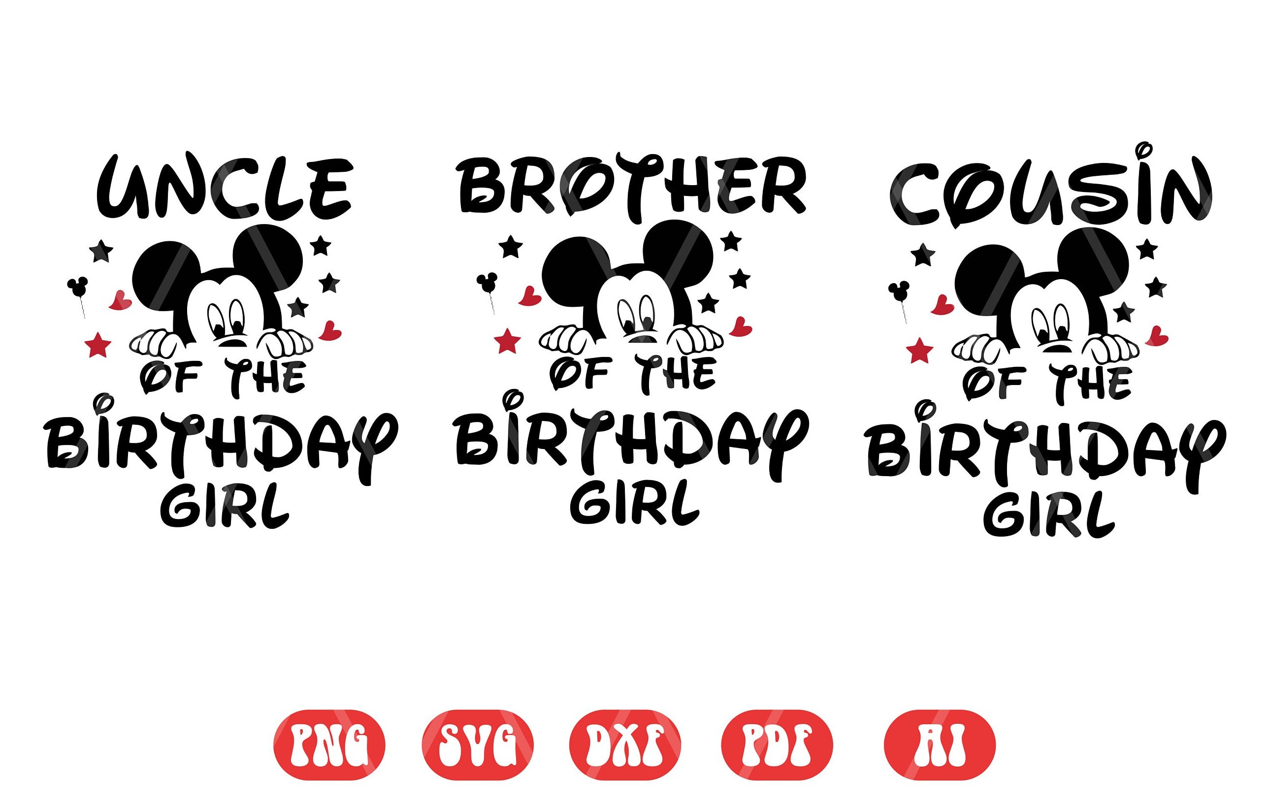 Family Mouse Bundle Cut Files, Png High Resolution Mouse Family Shirt ...