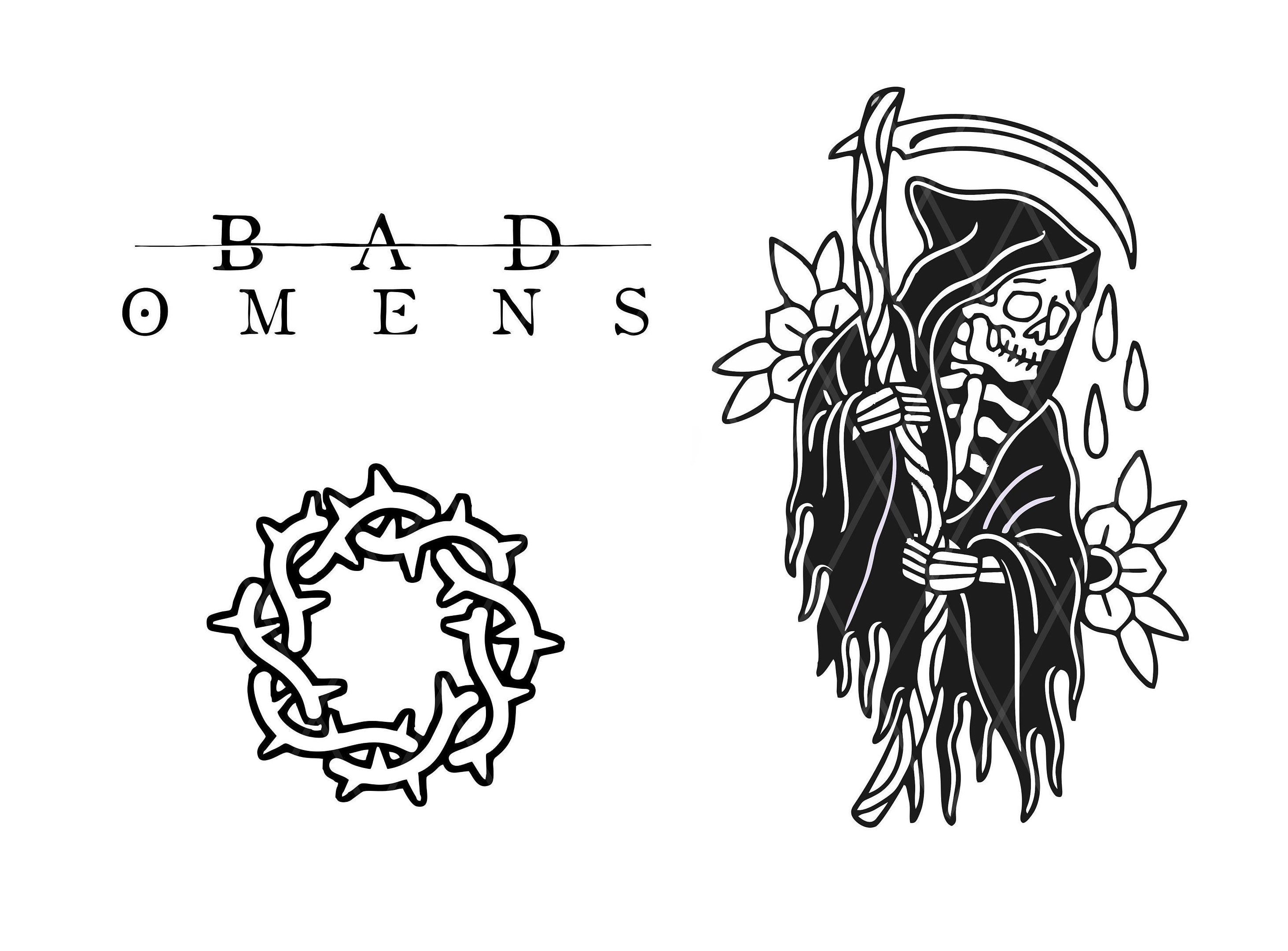 Paquete Bad Omen Tour 2023 SVG Bad Omen Band Fan Bad Omen - Etsy México