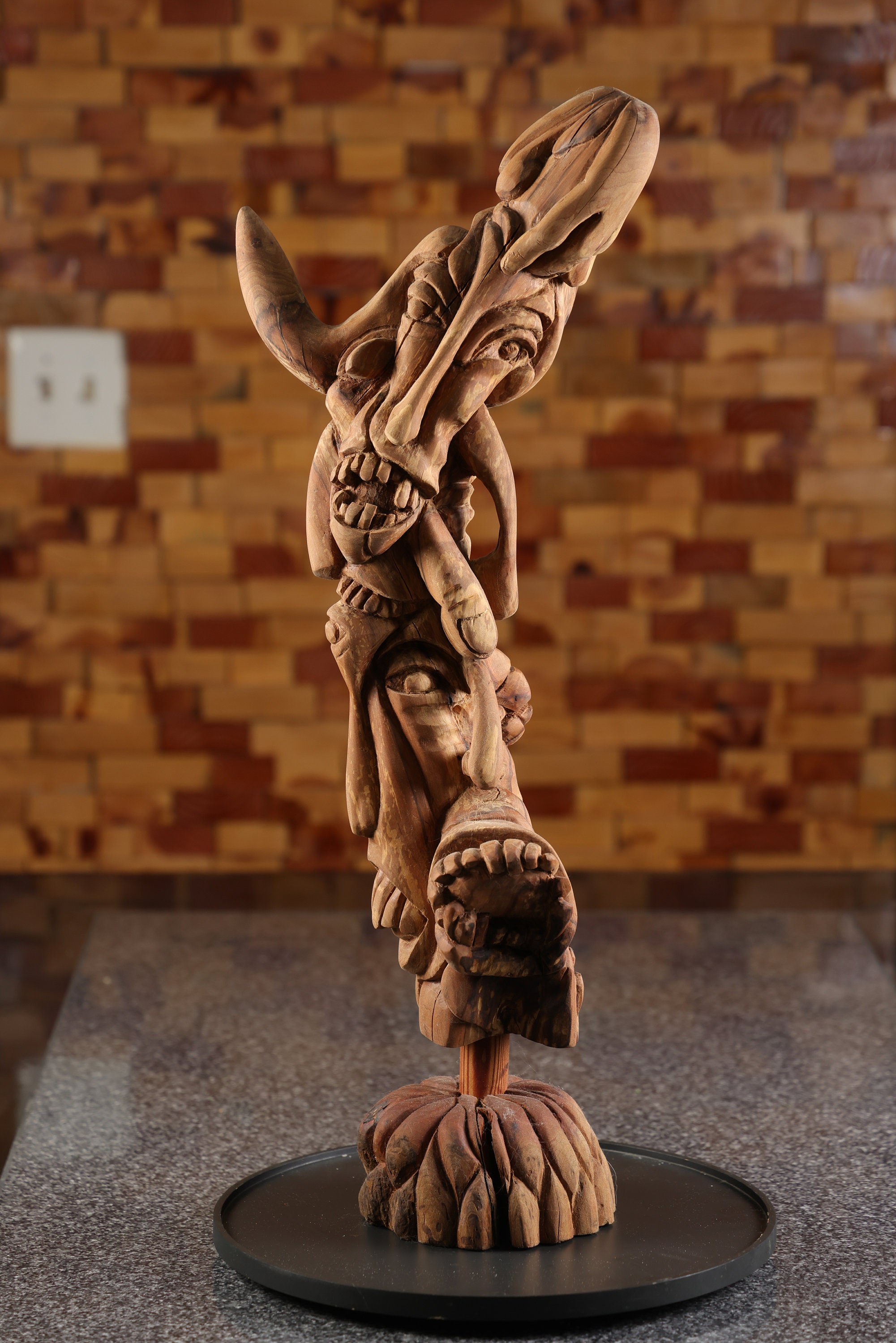 Megatron Wood Sculpture - Etsy