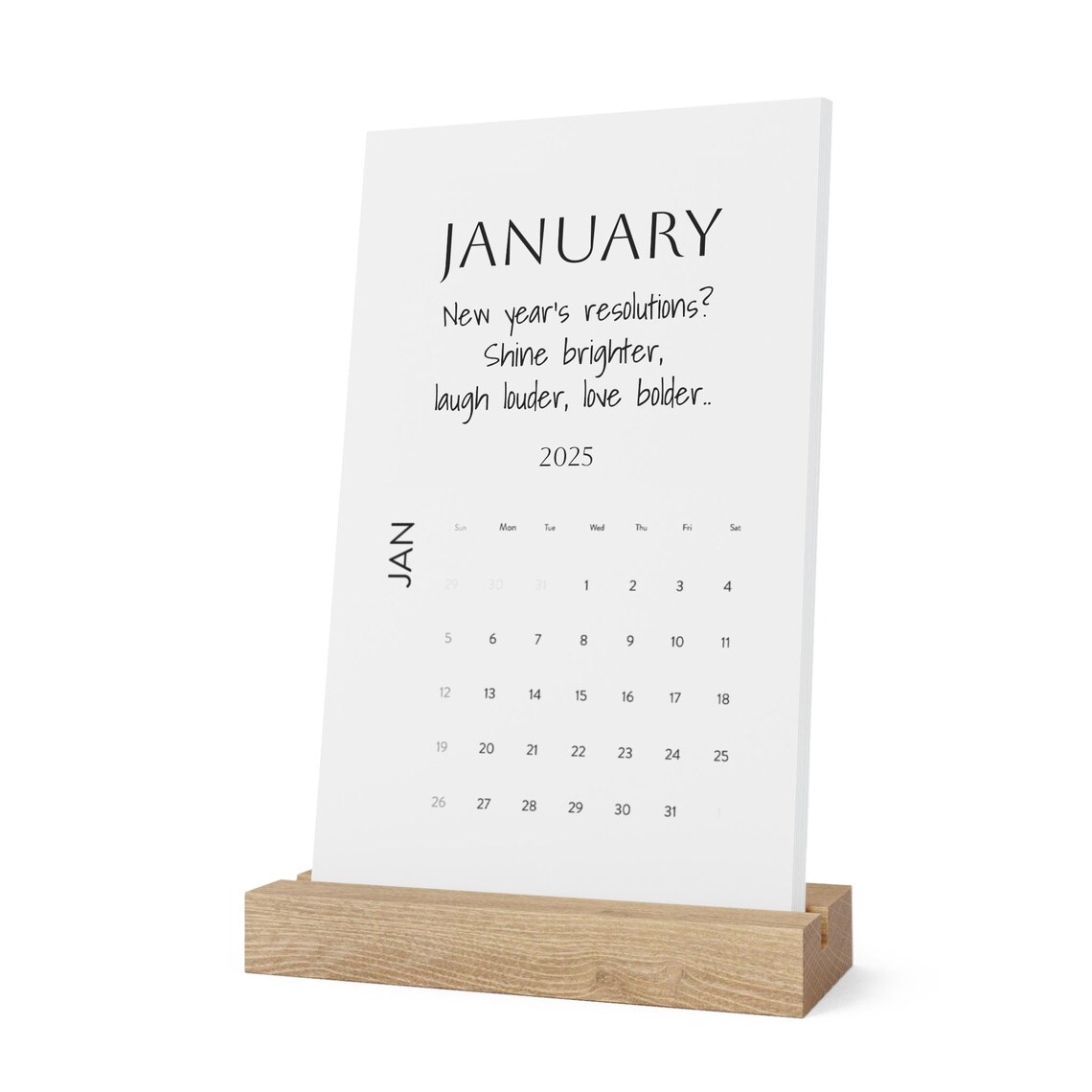 2025 Desk Calendar | Cheeky & Sassy Monthly Quotes | Unique Gift - Etsy