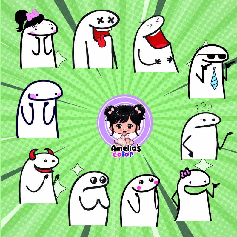 Viral Flork Meme Package in Illustrator, EPS, SVG and PNG Format, Flork ...