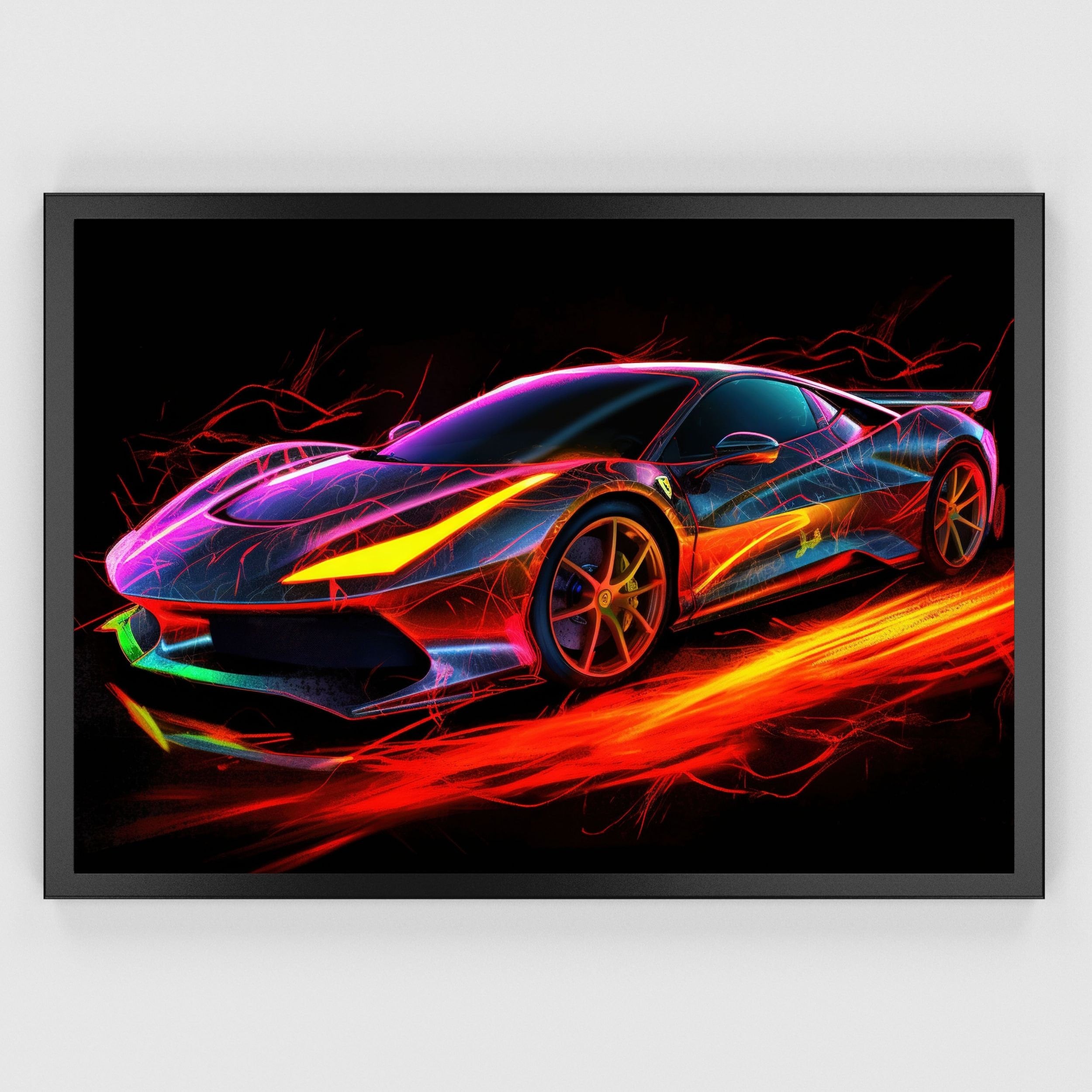 80 Supercars Prints, Sport Car Poster, Supercar Wall Decor, Office ...