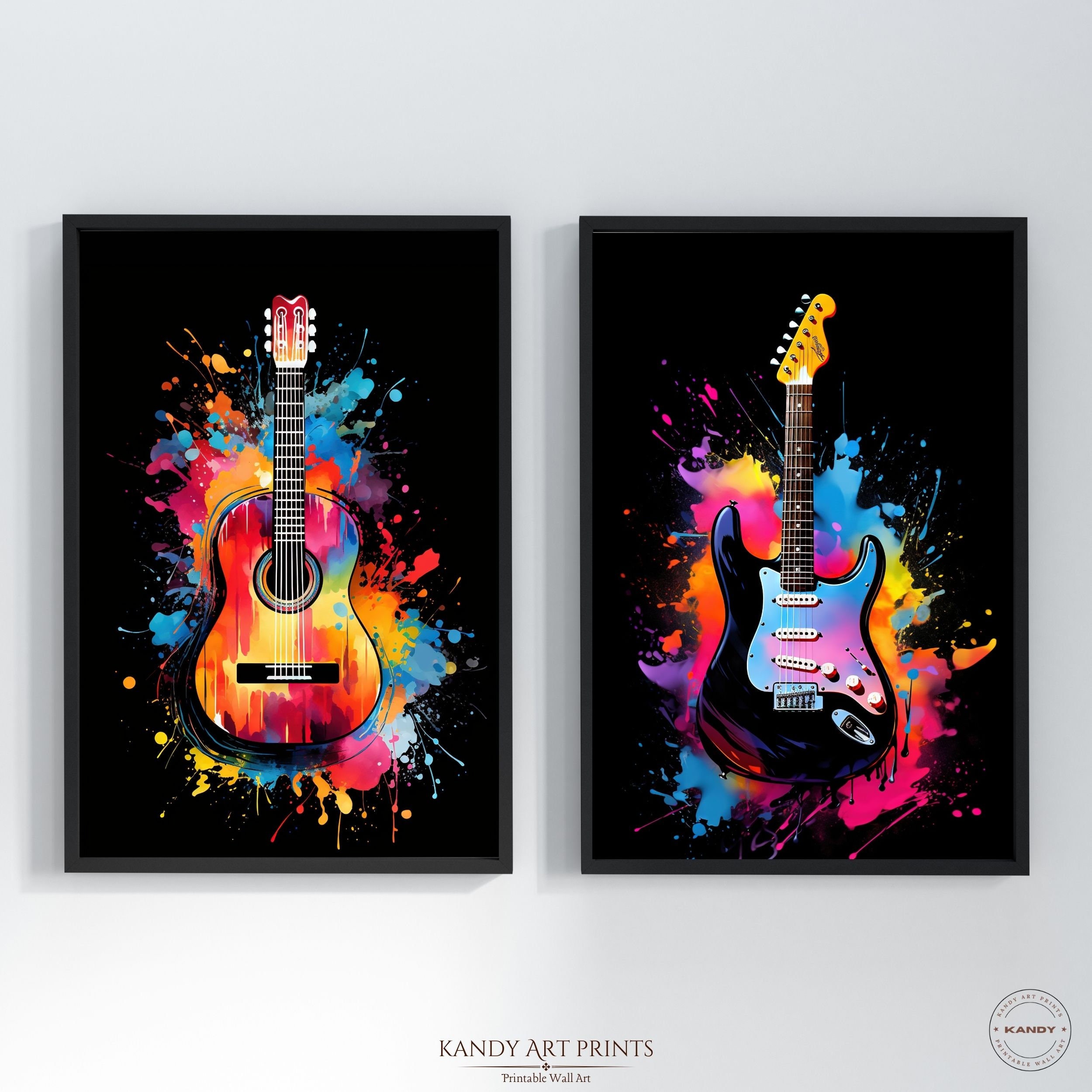 45 Musical Instruments Prints, Musical Instruments, Music Wall Art ...