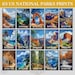 63 US National Park Prints, National Park Poster, Travel Wall Decor ...