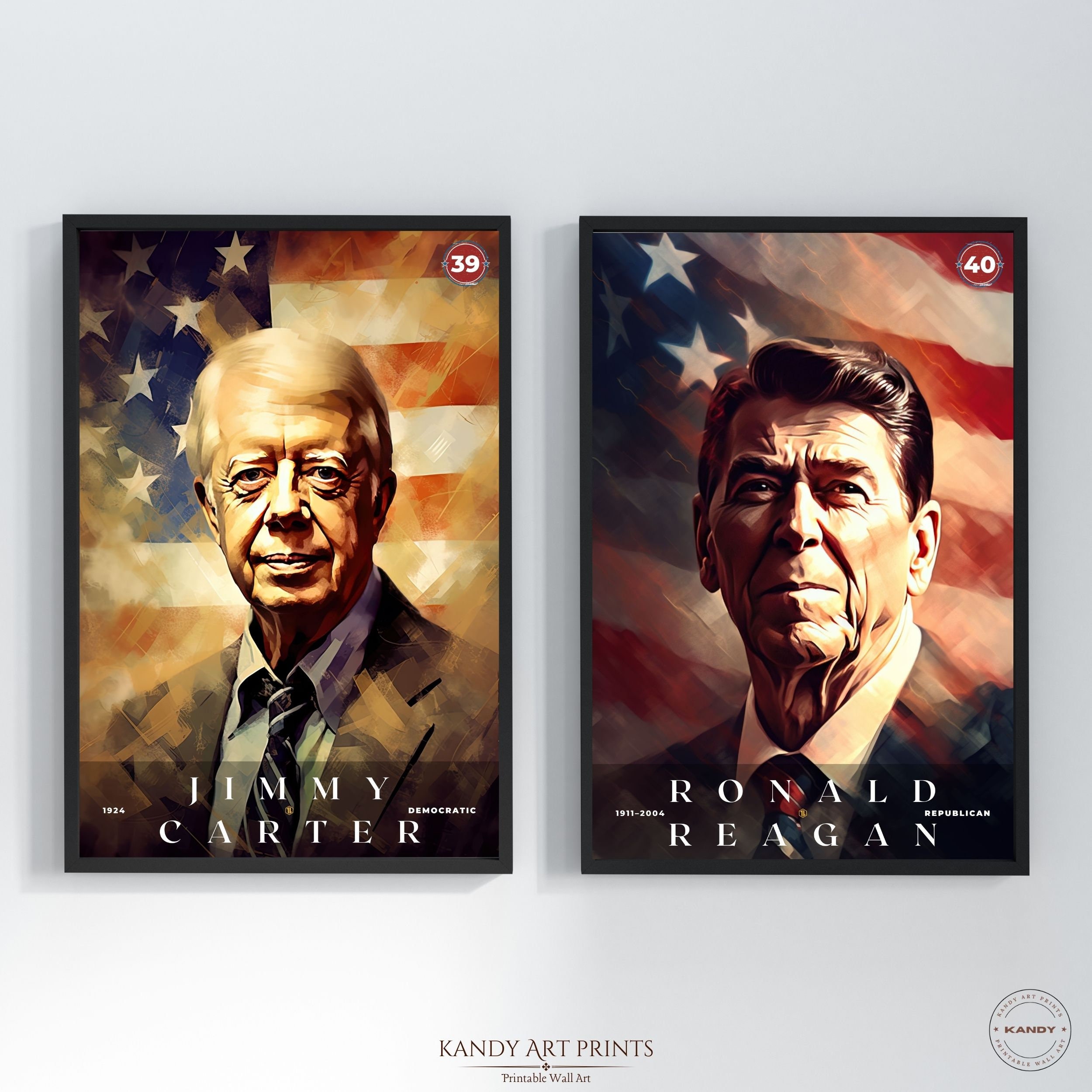 46 US Presidents Prints, US Presidents Poster, American History ...