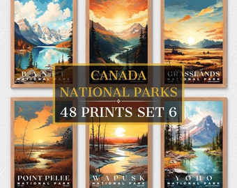 63 US National Park Prints, National Park Poster, Travel Wall Decor ...