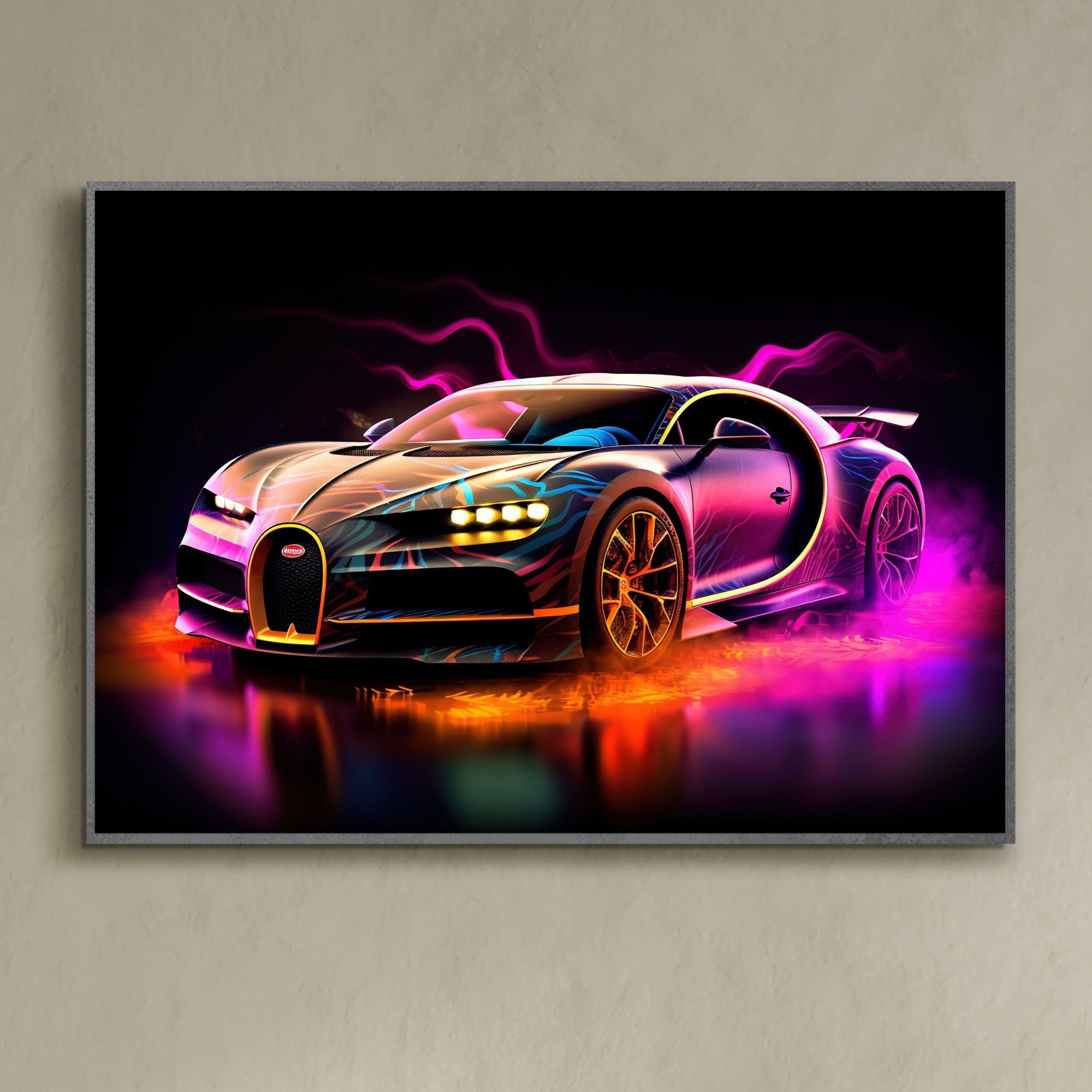 80 Supercars Prints, Sport Car Poster, Supercar Wall Decor, Office ...