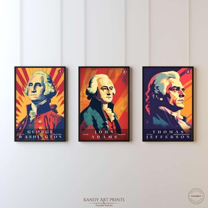 47 US Presidents Prints, US Presidents Poster, American History ...