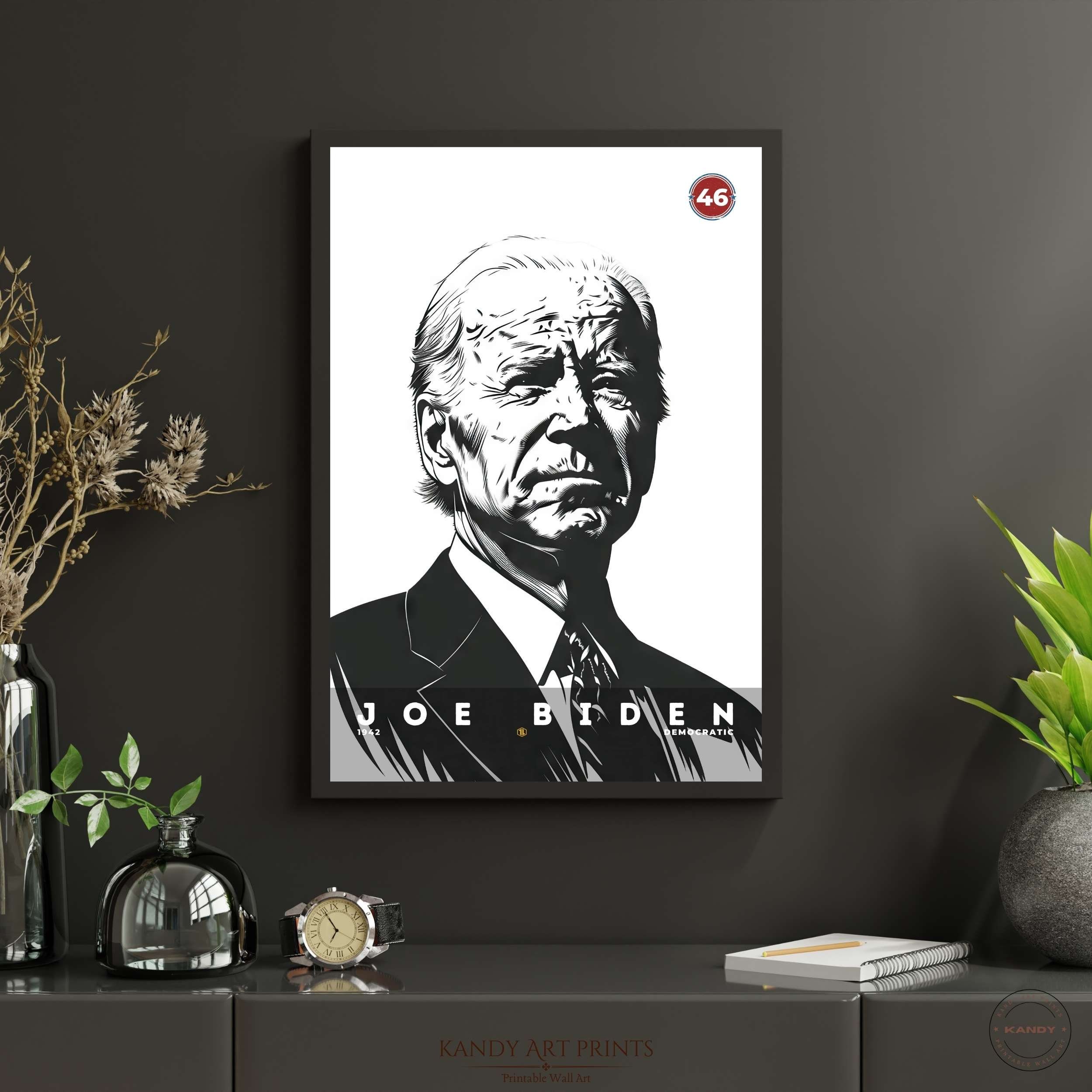 46 US Presidents Prints, US Presidents Poster, American History, Office ...