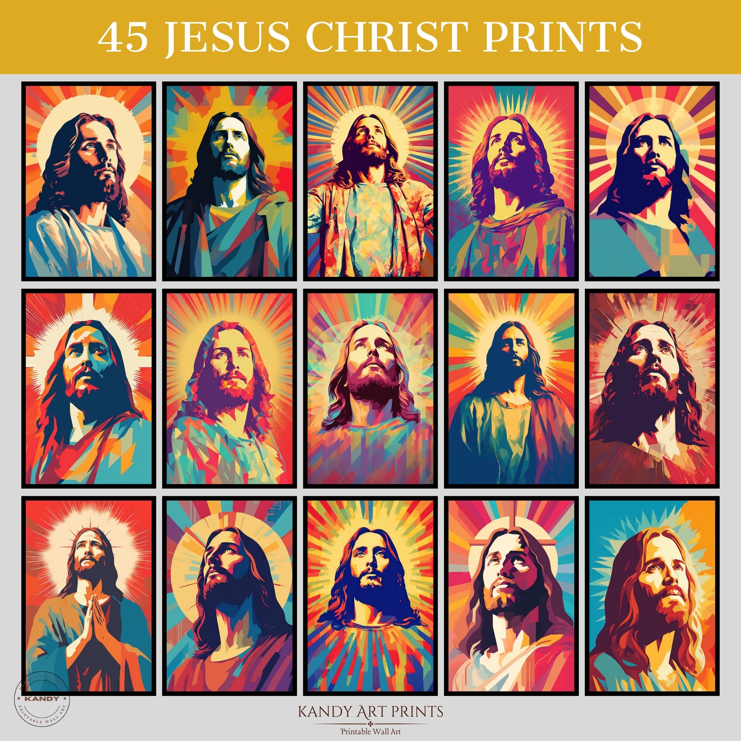 45 Jesus Christ Prints Jesus Christ Poster Christian Art - Etsy