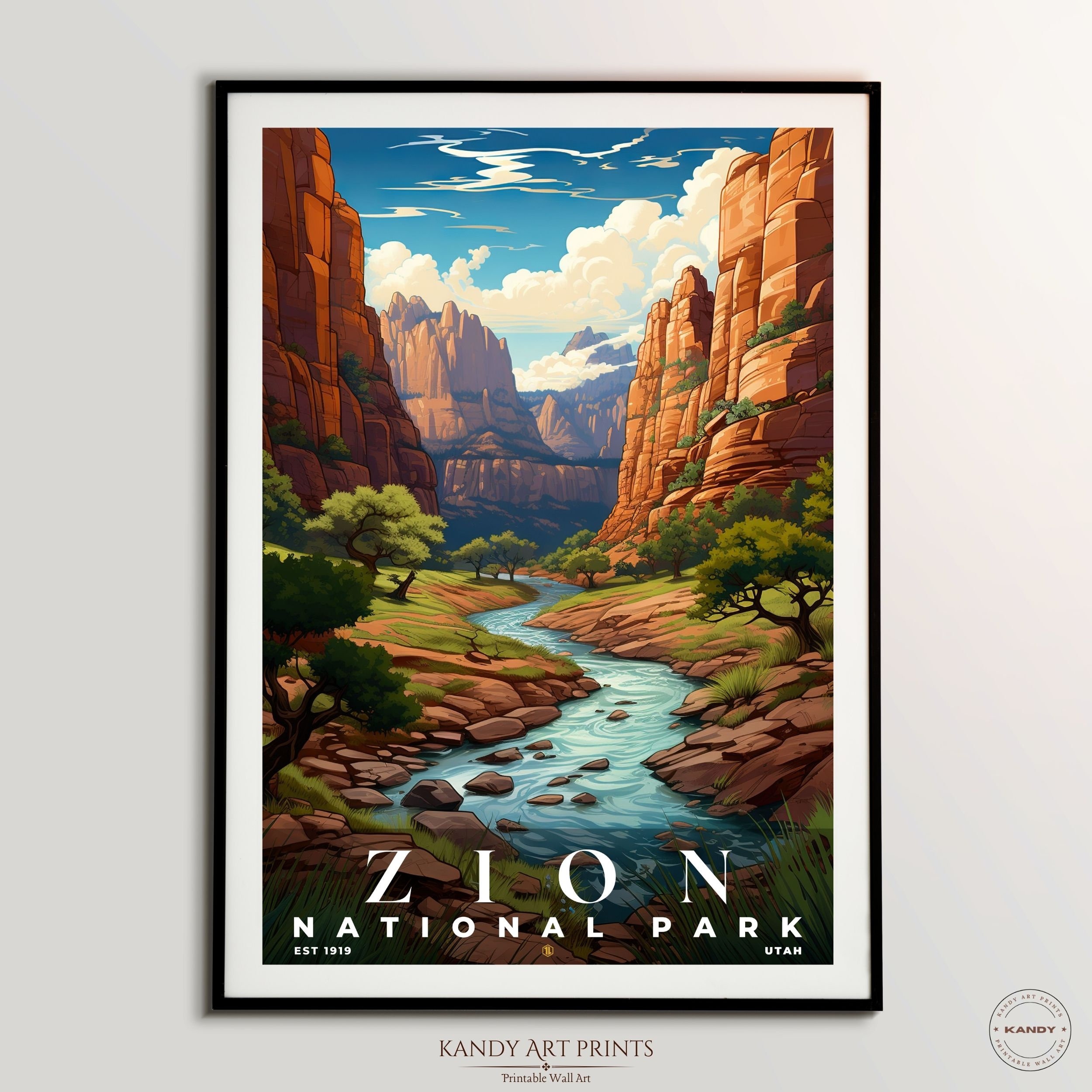 63 US National Park Prints, National Park Poster, Travel Wall Decor ...