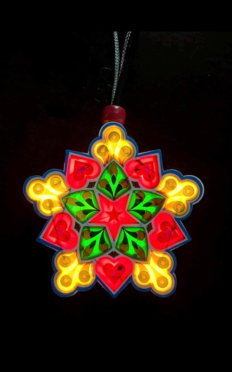 Mini Parol for Car filipino Christmas Lantern - Etsy