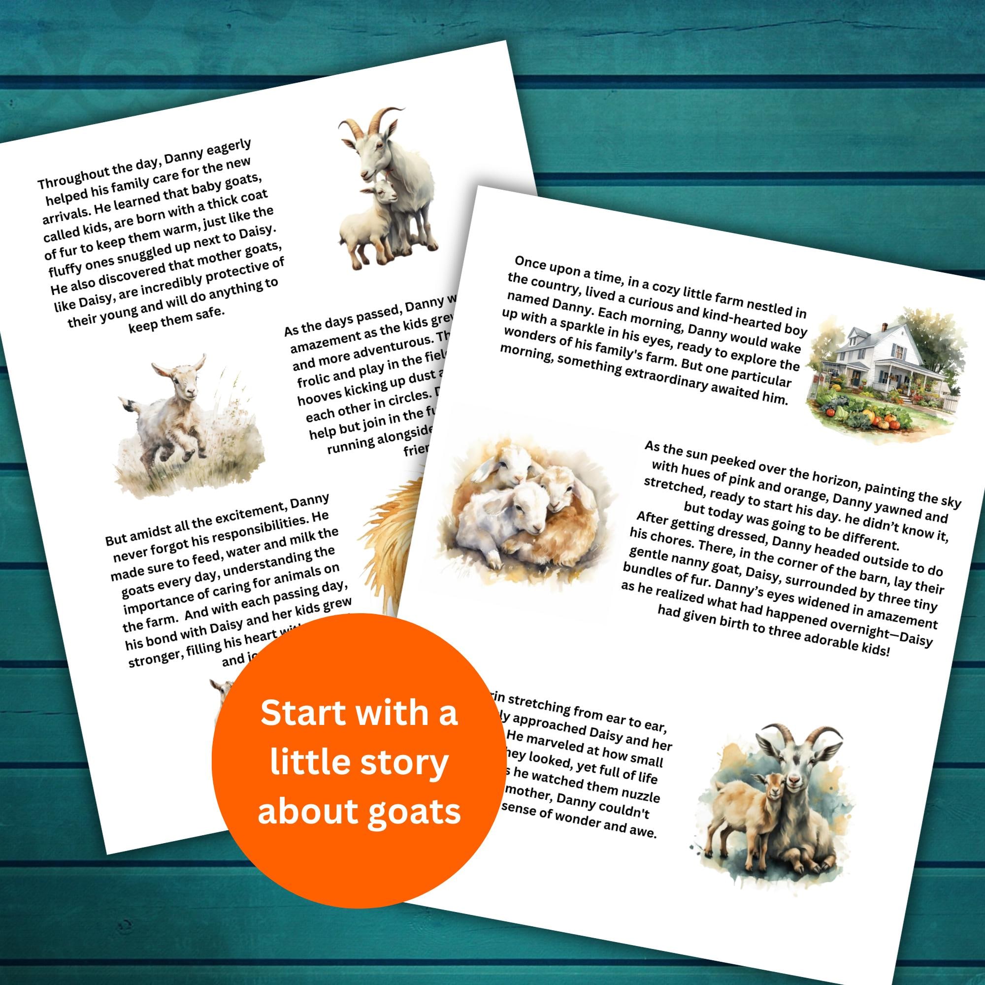 Mini Goat Unit Study, Printable Goat Activities - Etsy