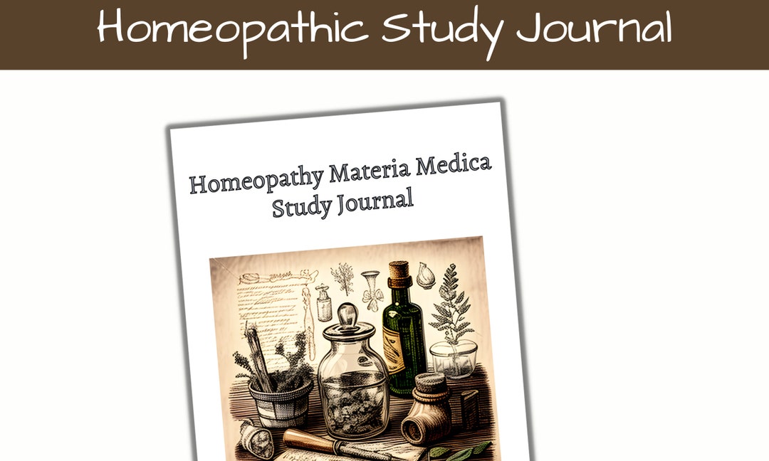 Homeopathy Study Journal Printable Study Journal Homeopathic - Etsy