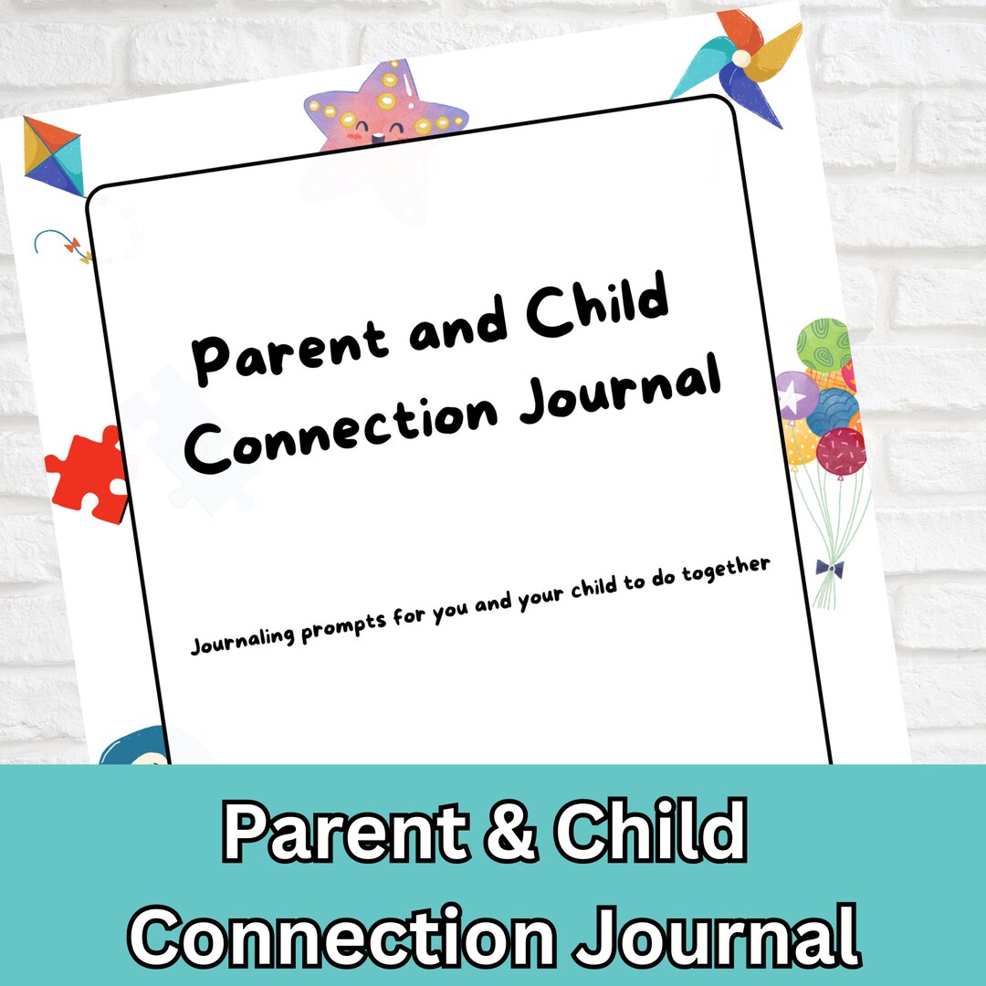 Printable Parent and Child Journal, Parent Child Communication Journal ...