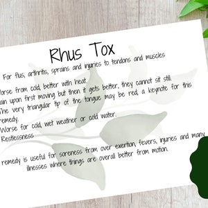 Homeopathy Keynote Cards, Homeopathy for Moms - Etsy