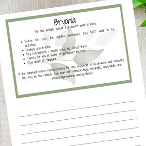 Homeopathy Keynote Notebook Pages, Homeopathy for Moms, Homeopathy ...
