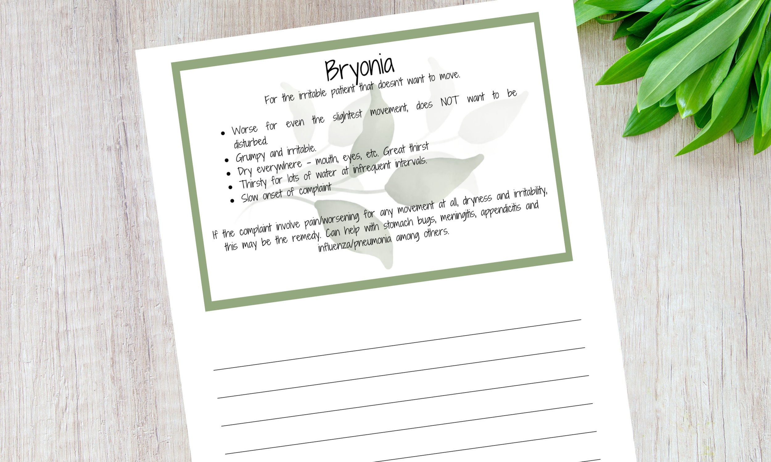 Homeopathy Keynote Notebook Pages, Homeopathy for Moms, Homeopathy ...