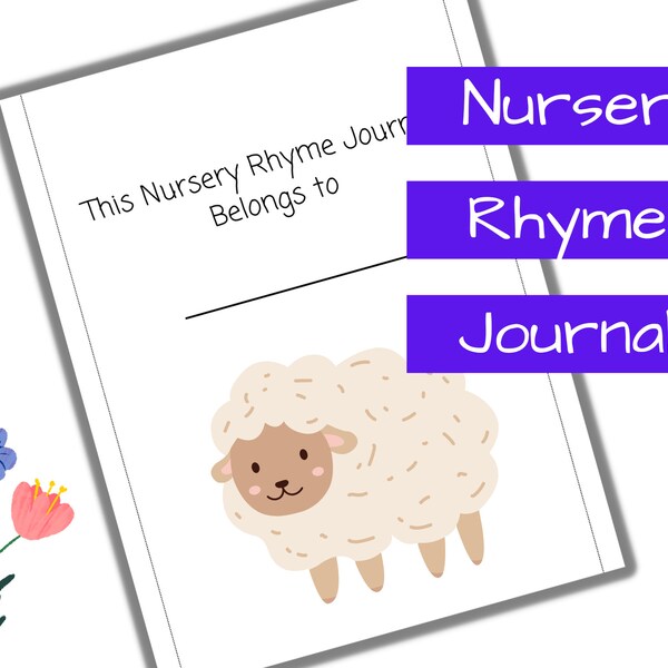 Nursery Rhymes Book - Etsy