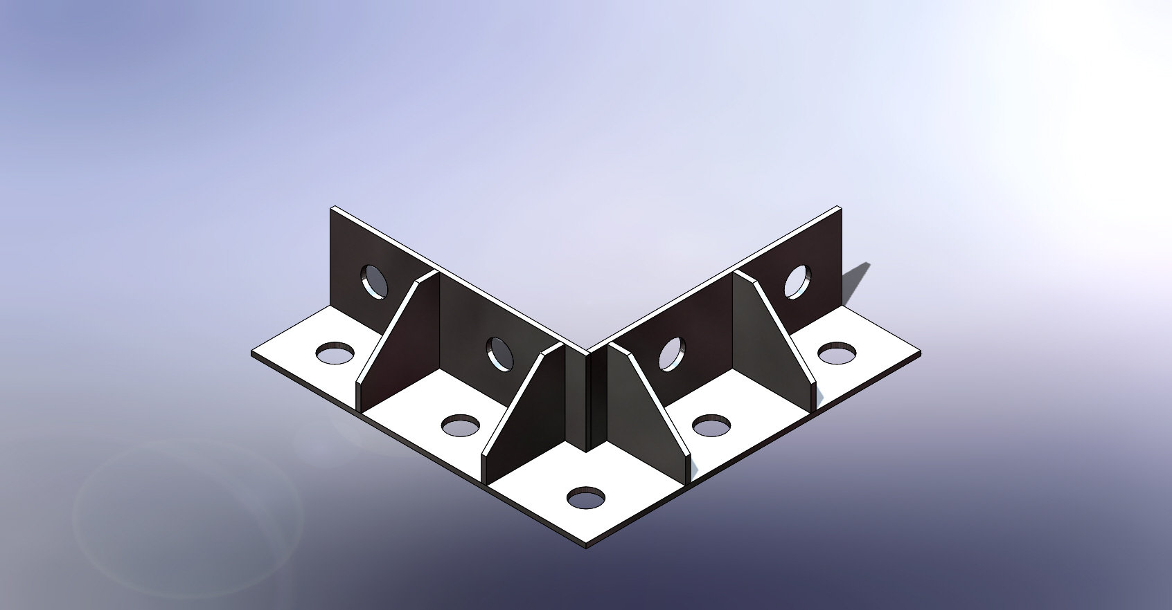 Horizontal 90 Degree 150x150mm Corner Jig for Welding Table - DXF for ...