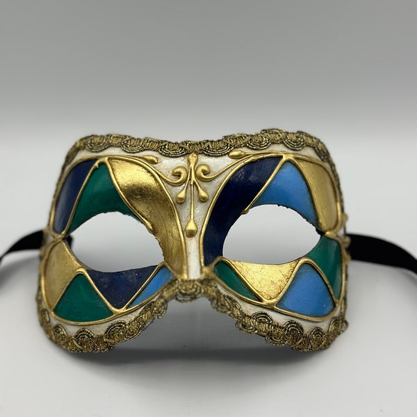 Harlequin Mask - Etsy