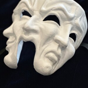 Blank Theater Mask With Three Faces - Etsy