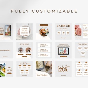 Food Instagram Template Made in Canva for Food Bloggers, Healthy ...