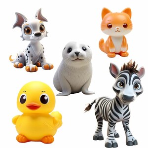 Desk Pets Cartoon Animal Pet Clipart Digital Downloads, 30 Classroom ...