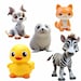 Desk Pets Cartoon Animal Pet Clipart Digital Downloads, 30 Classroom ...