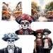 Day of the Dead Watercolor Clipart Bundle Digital Downloads - Etsy