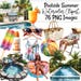 Pool Watercolor Clipart Poolside Summer Art Pool Party Digital ...