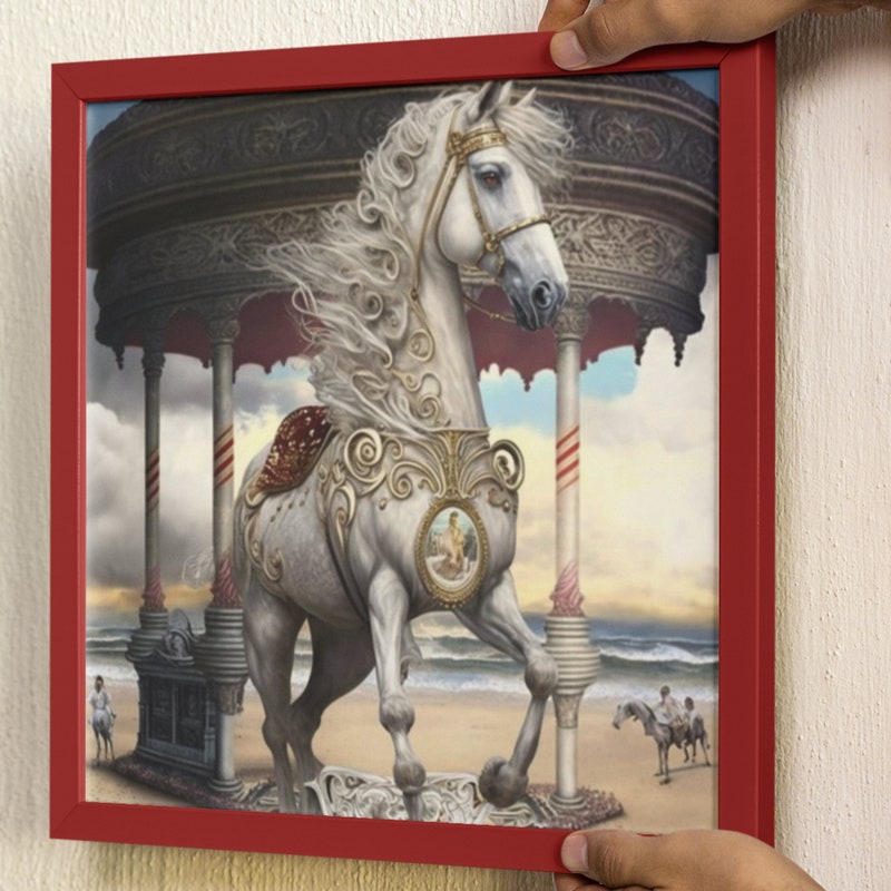 Carousel Horse Art - Etsy