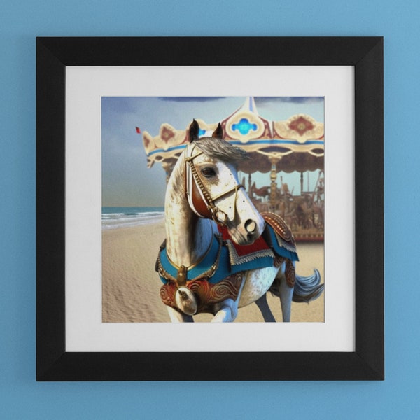 Carousel Horse Art - Etsy