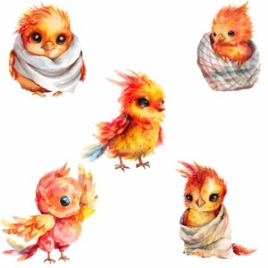 Baby Phoenix Clipart , 17 Mythology Fairytale Kids Mythological Nursery ...
