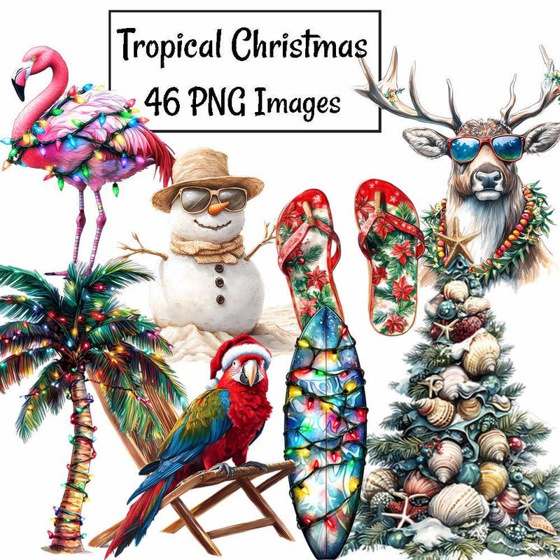 Tropical Christmas - Etsy
