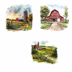 Farm Animal Families Clipart Digital Downloads,42 Mother Father Baby ...