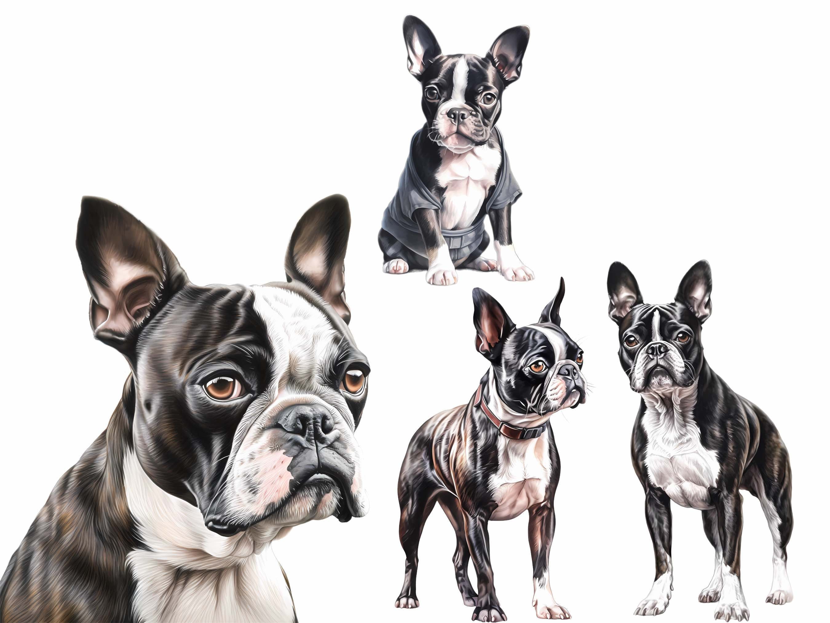 Boglen Terrier Black And White