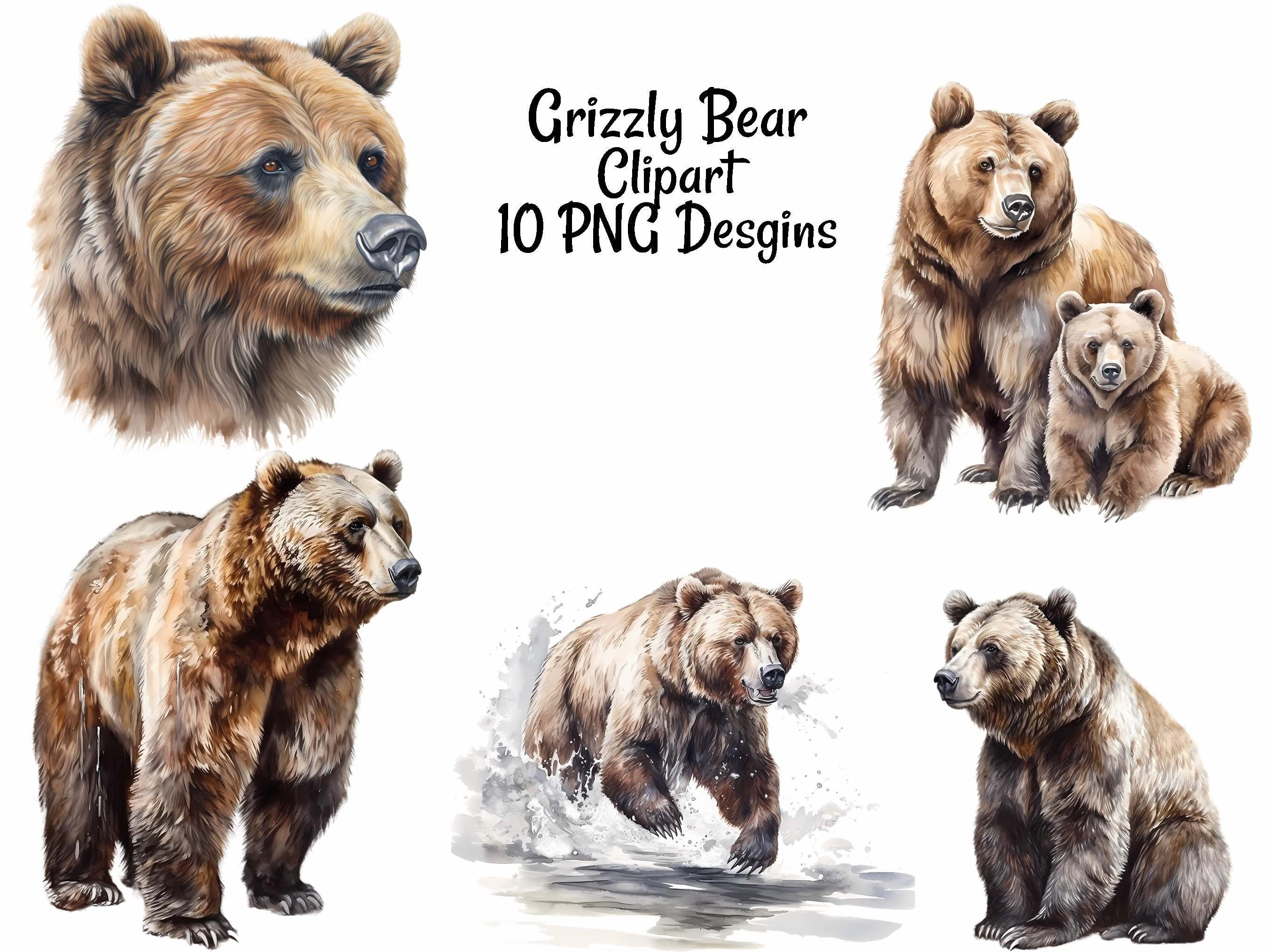 Grizzly Bear Clip Art