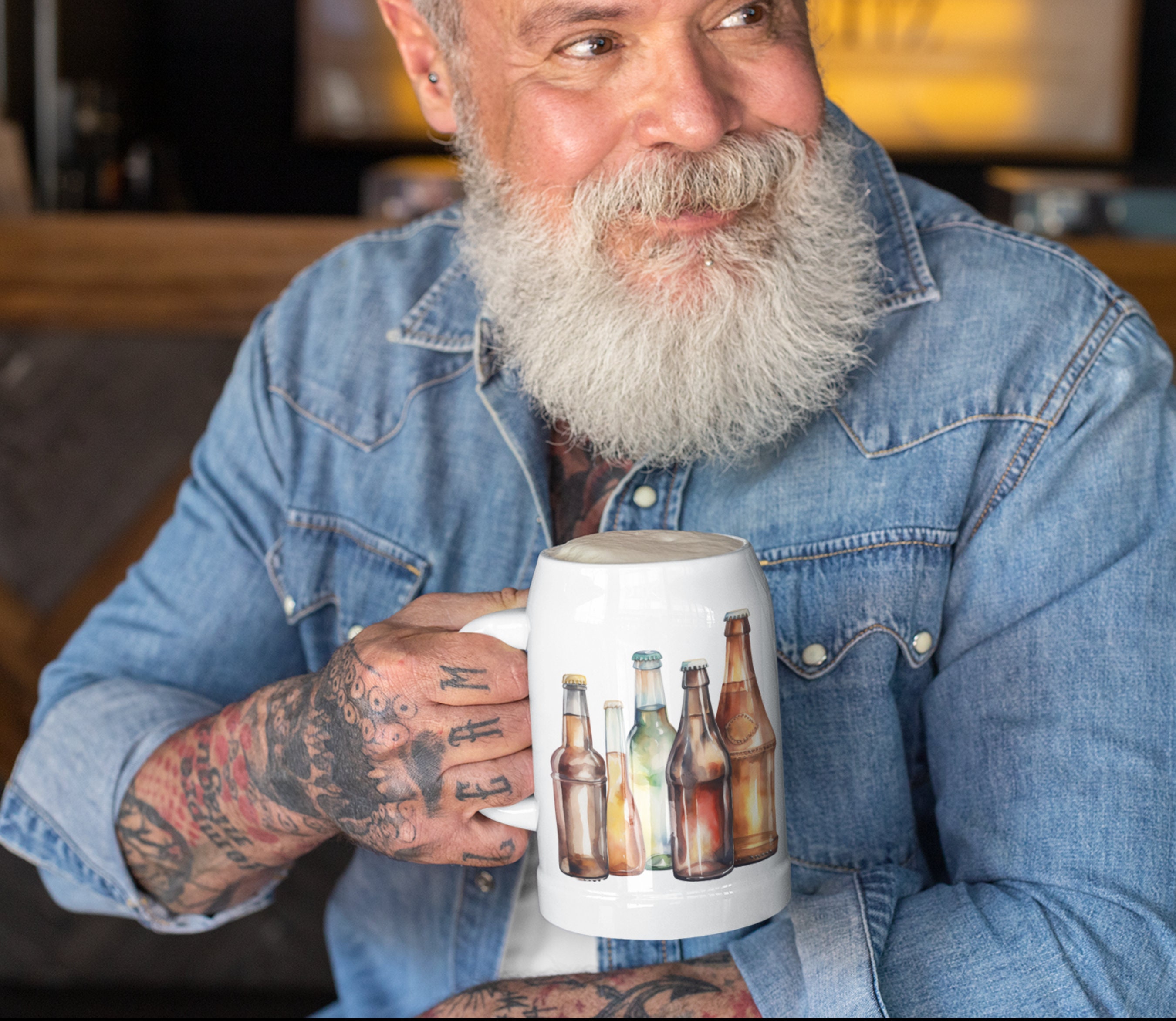 Beer Drinks Alcohol Clipart Digital Downloads, Watercolor Overlay ,20 ...