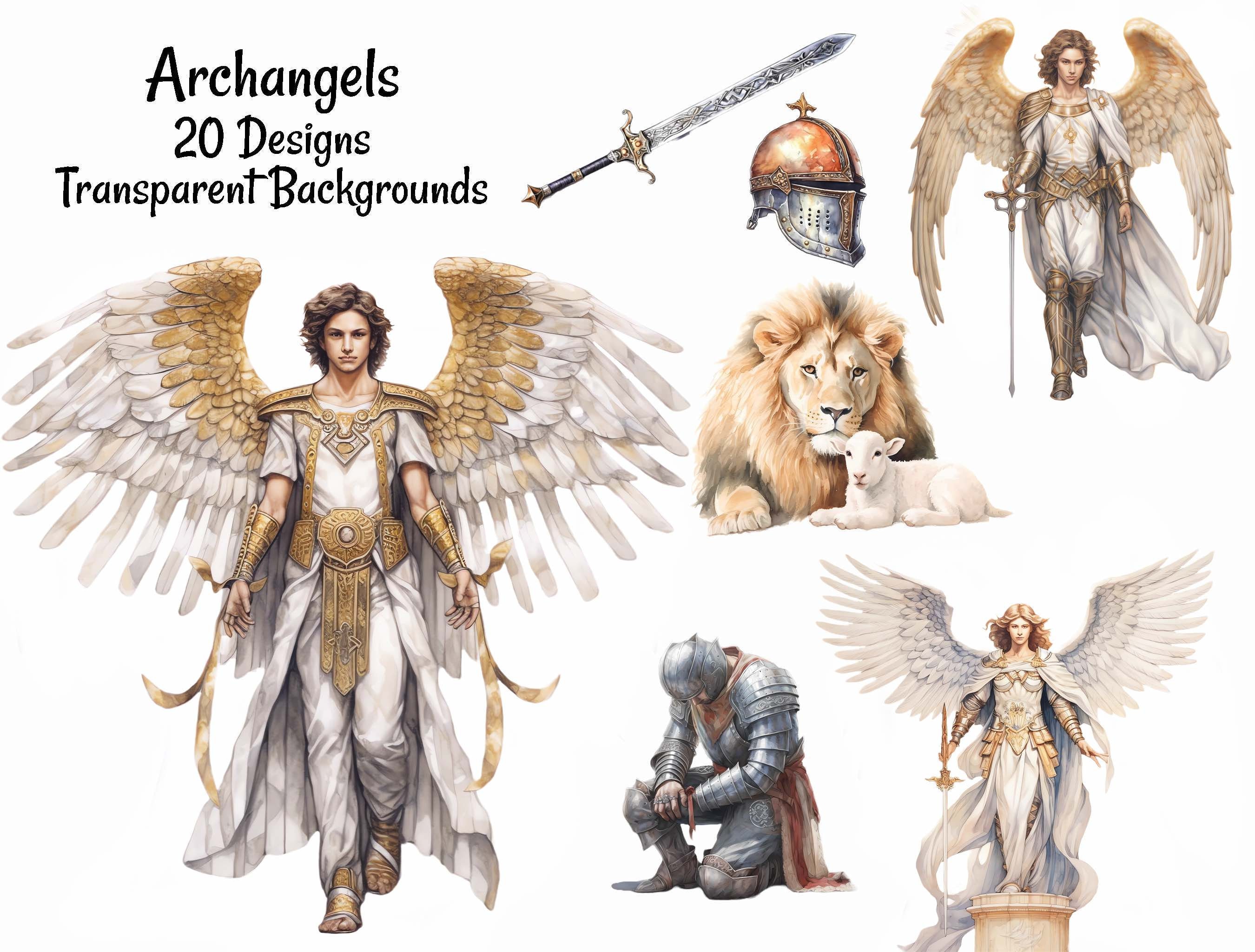 Archangels Armor Medieval Knights Clipart Digital Downloads - Etsy