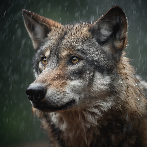 Wolf Pack Screen Print - Etsy