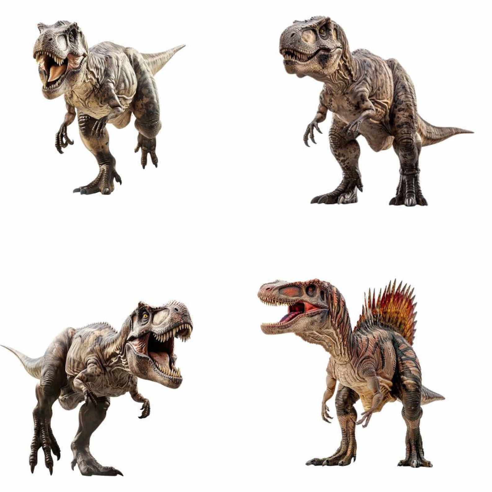 Dinosaur Overlay, Tyrannosaurus Realistic Digital Downloads,26 Jurassic ...