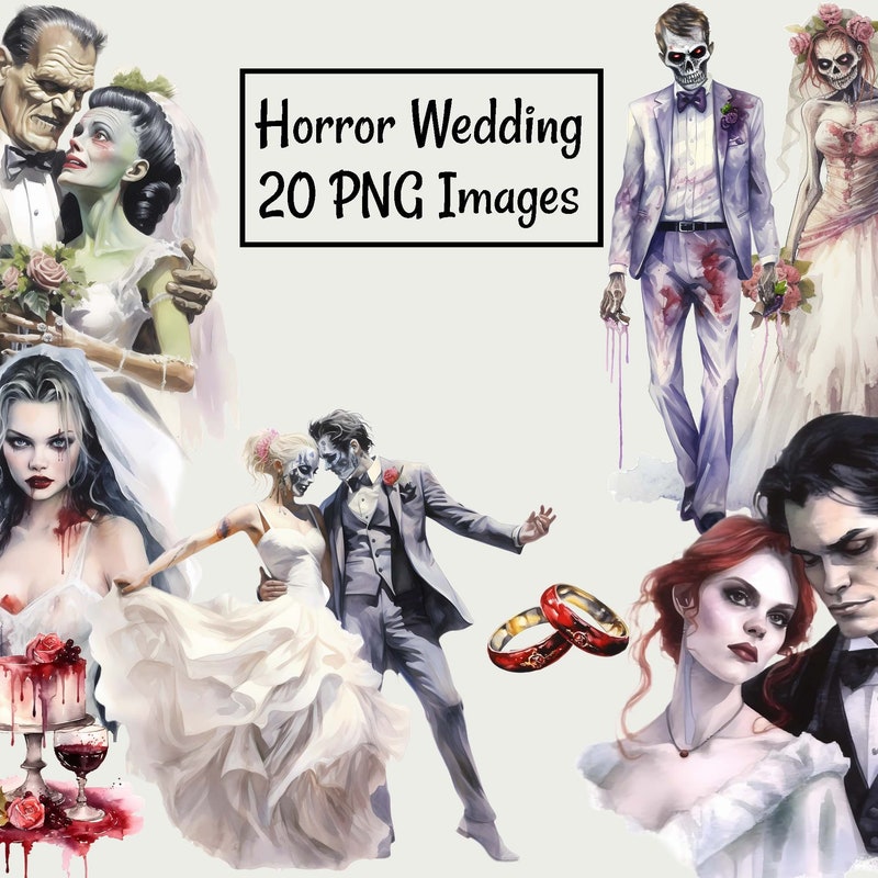 Horror Wedding - Etsy