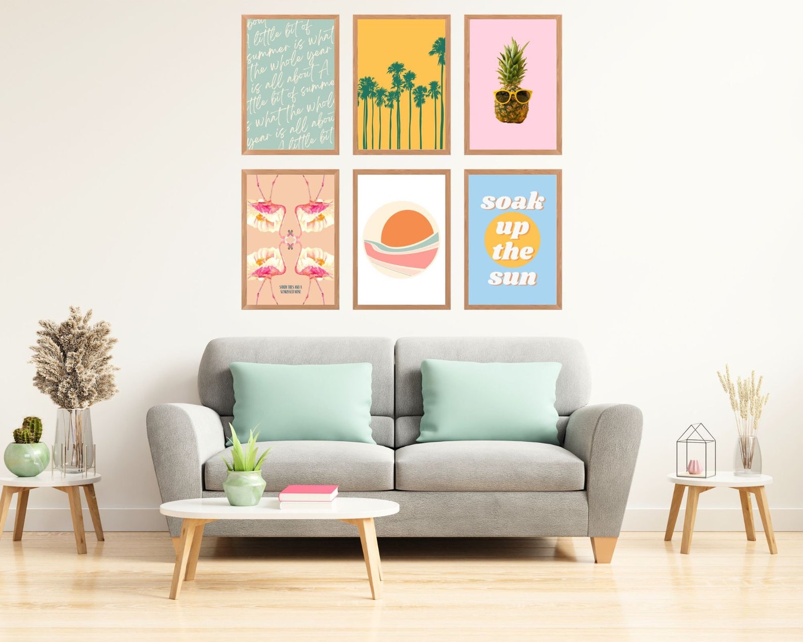 Summer Beach Wall Art I Digital Download I Colorful Prints I Summer ...