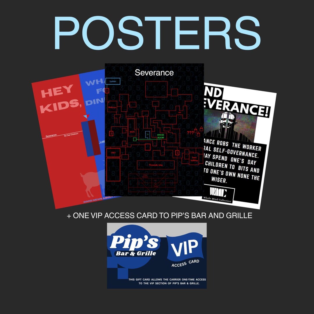 Severance TV Show Posters | Prints (PDF & Canva Link - Etsy
