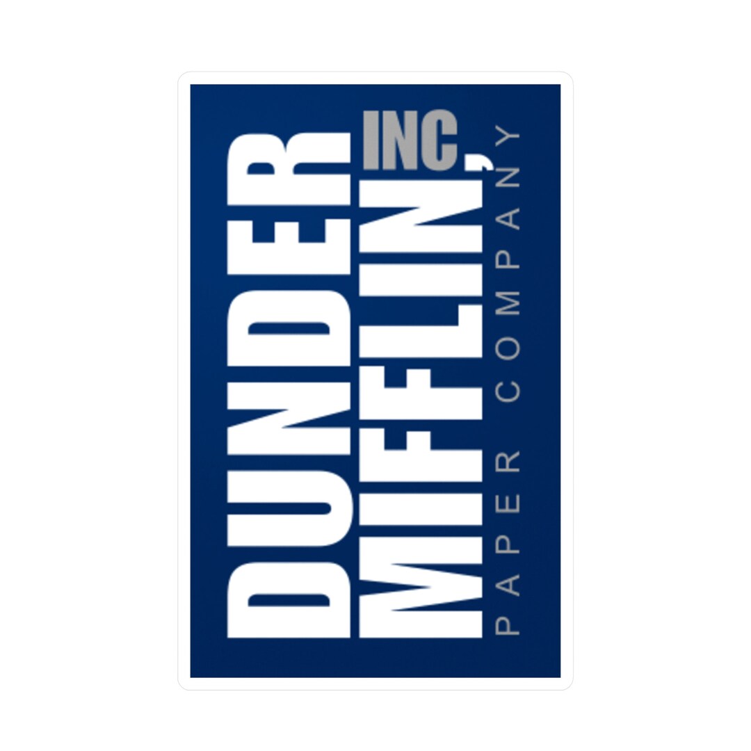 Vinyl Decal the Office Fans Dunder Mifflin Paper Company Cool Gift Idea ...