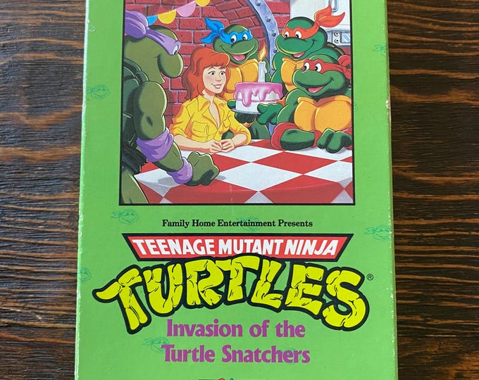 TMNT Invasion of the Turtle Snatchers VHS - Etsy