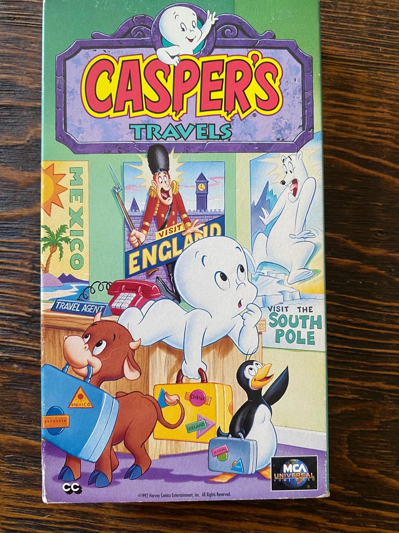 Casper’s Travels VHS - Etsy