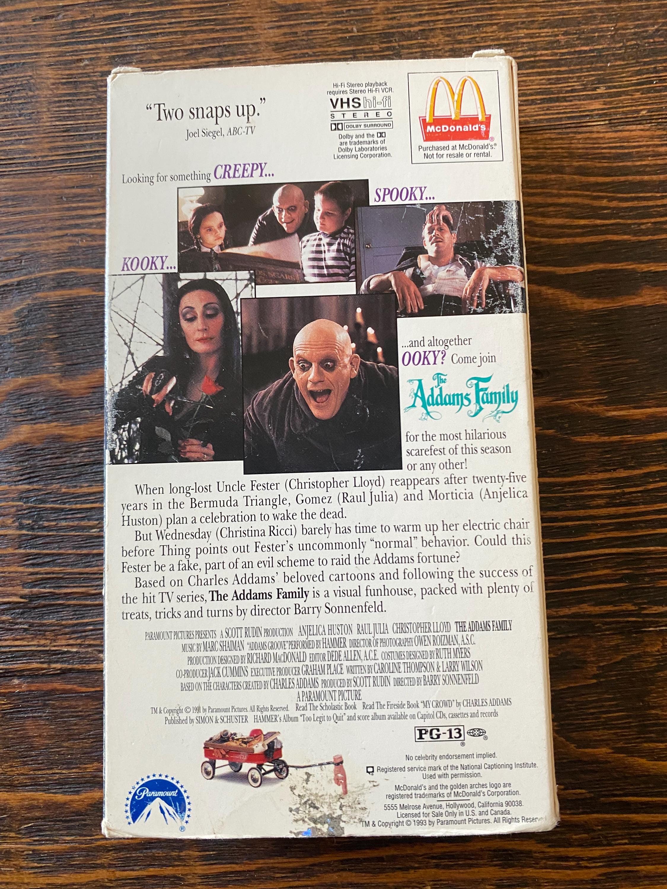 Addams Family VHS - Etsy