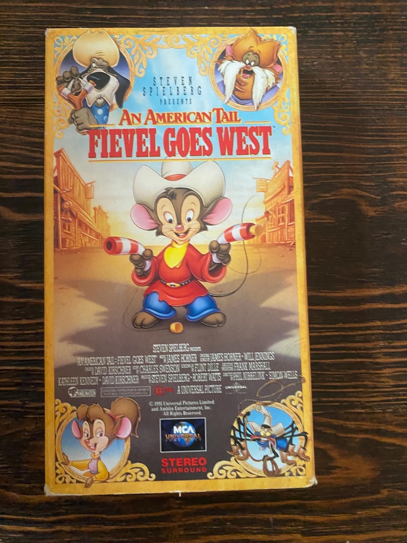 An American Tail: Fievel Goes West VHS - Etsy